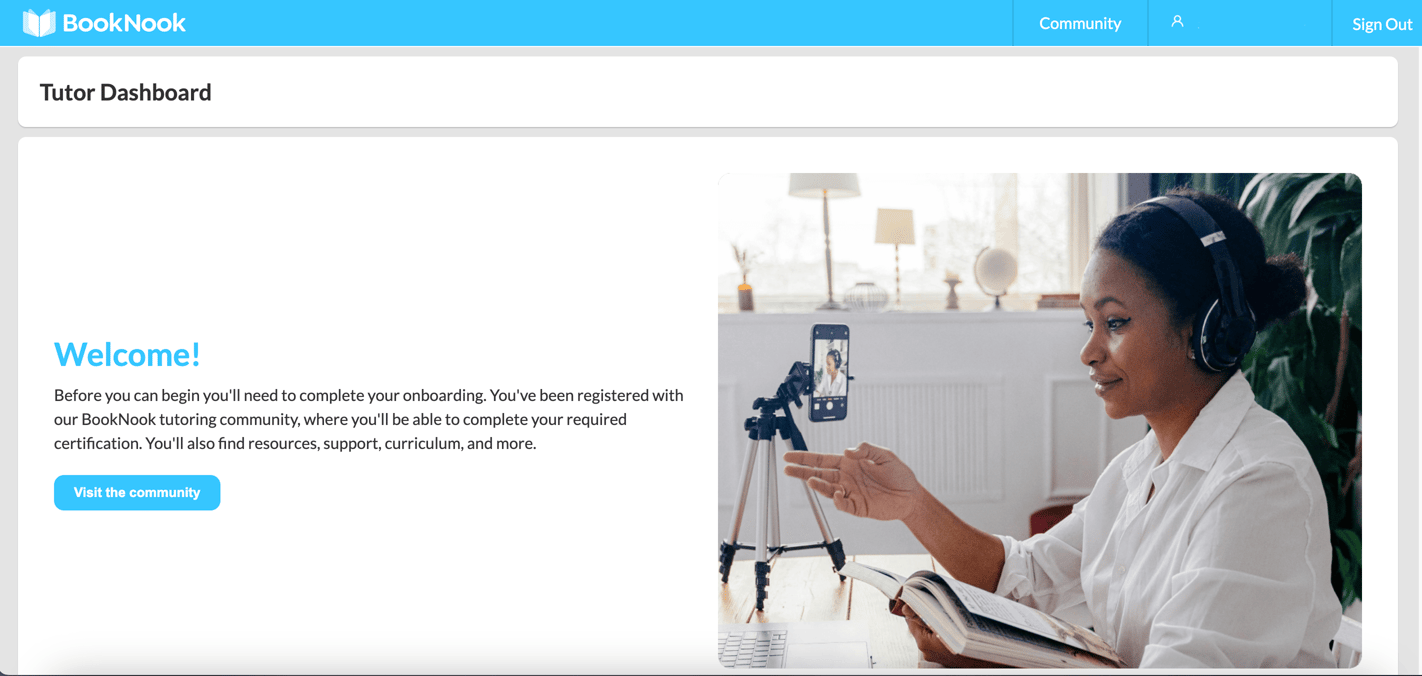 BookNook Online Tutor Onboarding Details